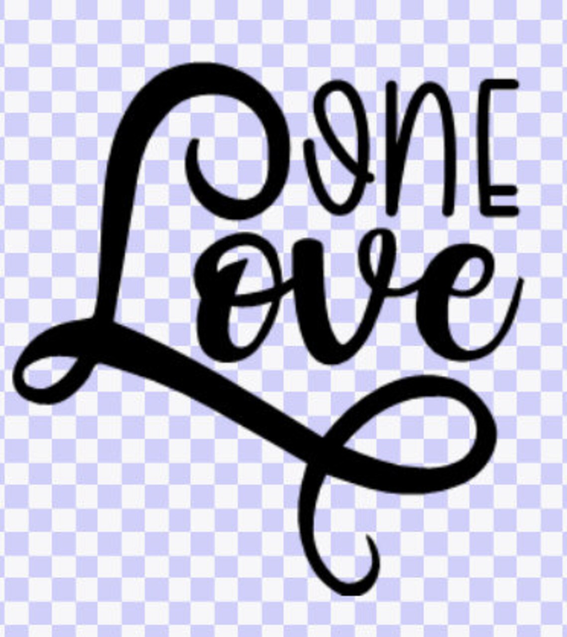 One Love Svg Tipografia Download digitale - Etsy Italia
