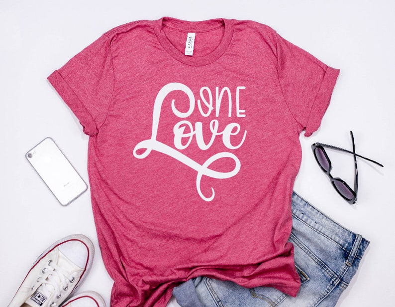 One Love Svg Typography Digital Download - Etsy