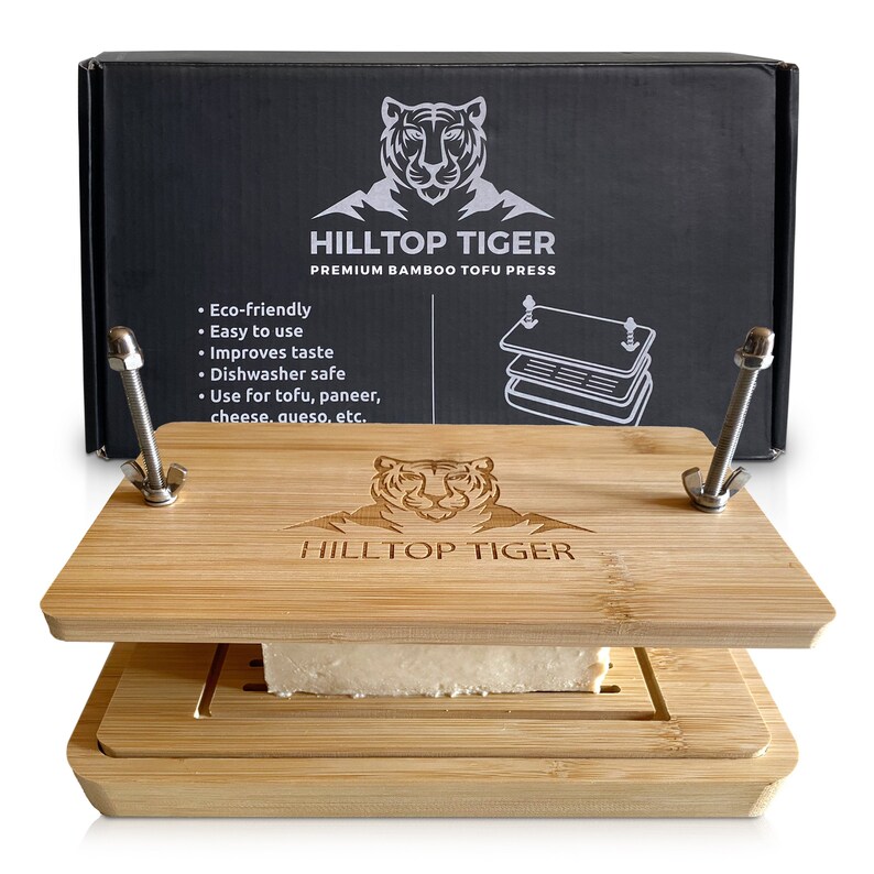 Hilltop Tiger Bamboo Tofu, Cheese, Paneer Presser Food Grade Presser ...
