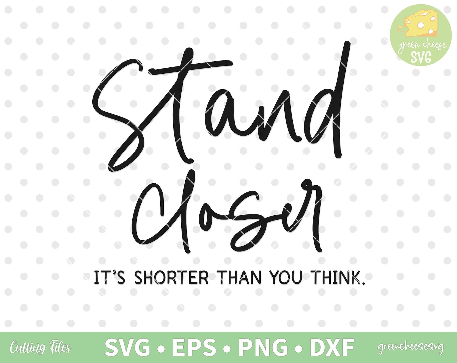 Stand Closer It's Not as Long as You Think Svg Boys - Etsy