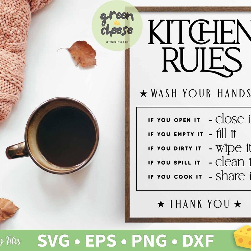Kitchen Rules - Etsy