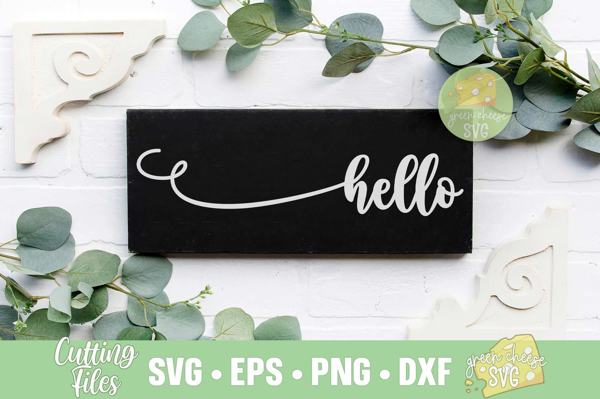 Hello SVG Welcome Svg Front Door Sign SVG Greeting Svg | Etsy