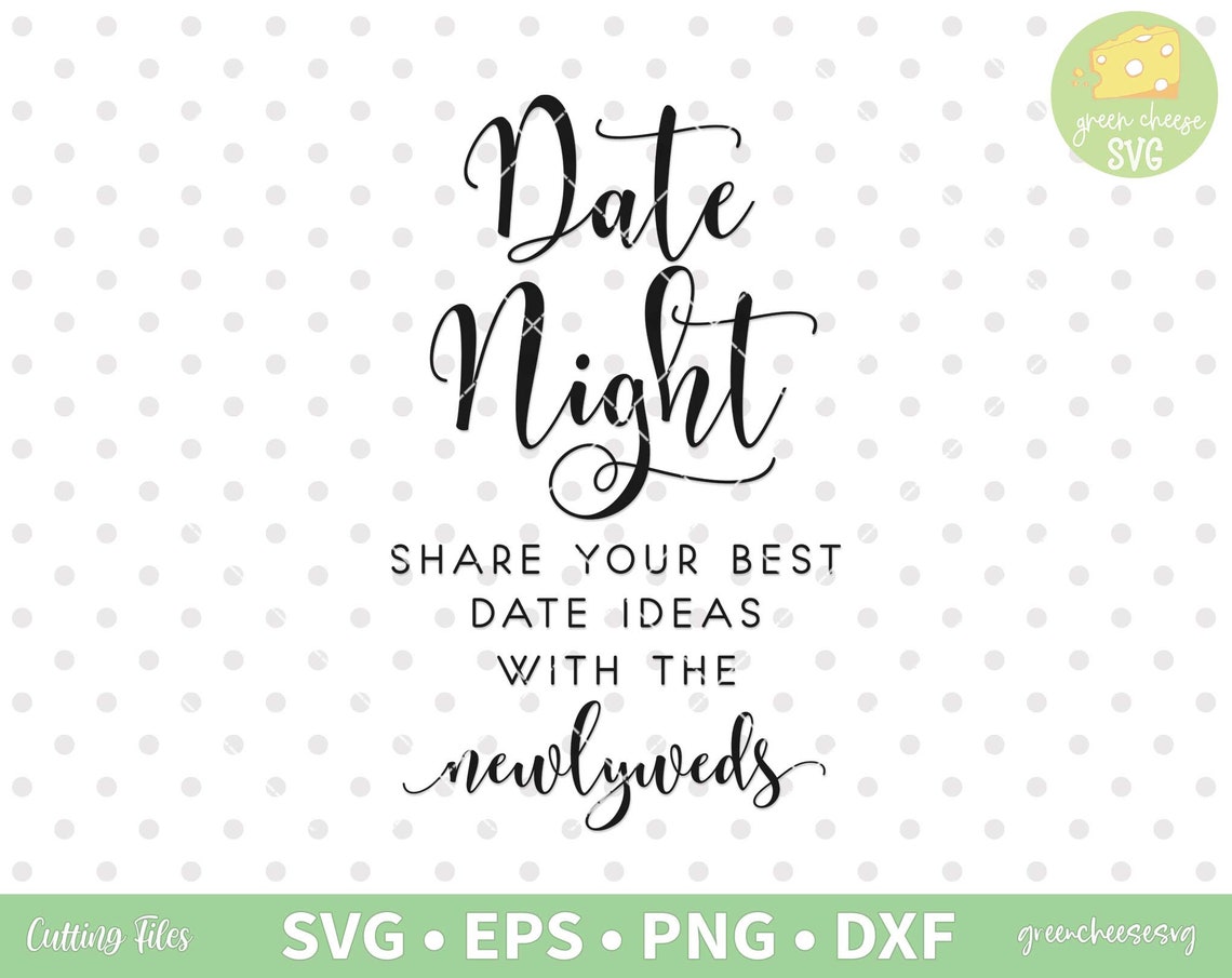 Date Night Svg Date Jar Svg Date Night Jar Svg Newlyweds | Etsy