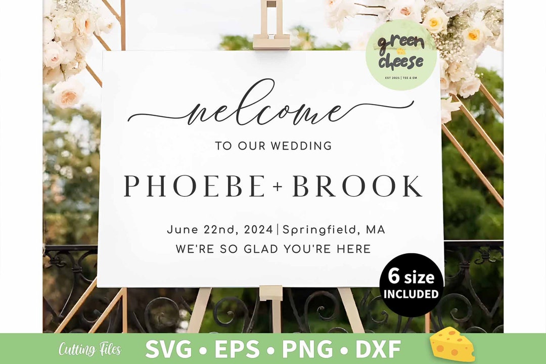 Custom Welcome to Our Wedding Template, Our Story Wedding, Modern ...