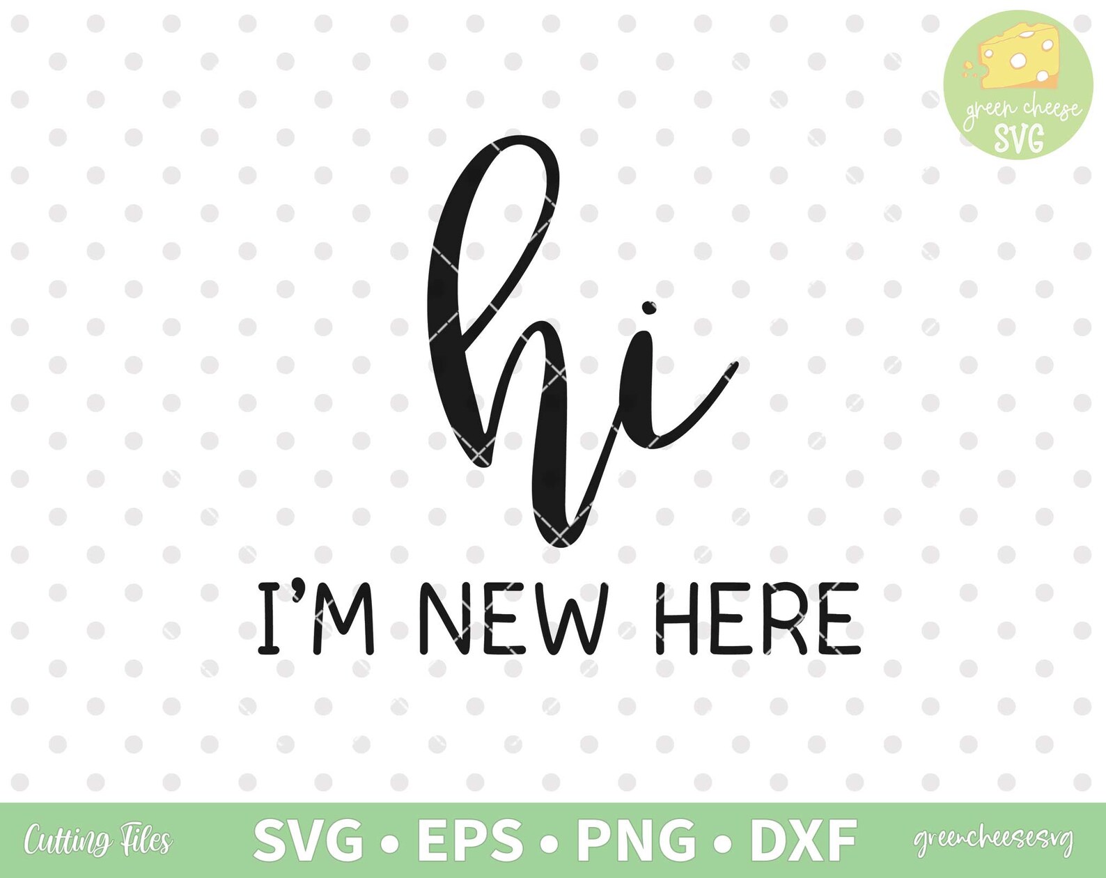 Hi I'm New Here Svg, Hello I'm New Here Svg, Hello World SVG, Newborn ...
