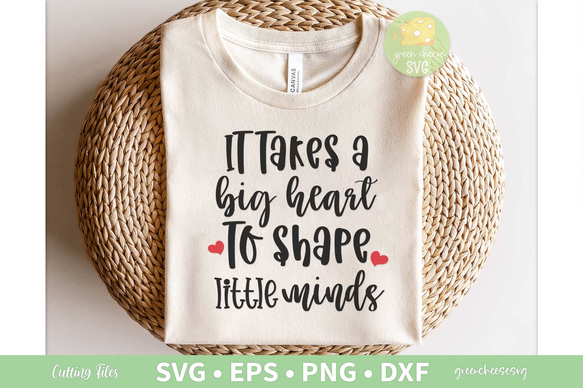 It Takes A Big Heart to Shape Little Minds Svg Teacher Gift - Etsy