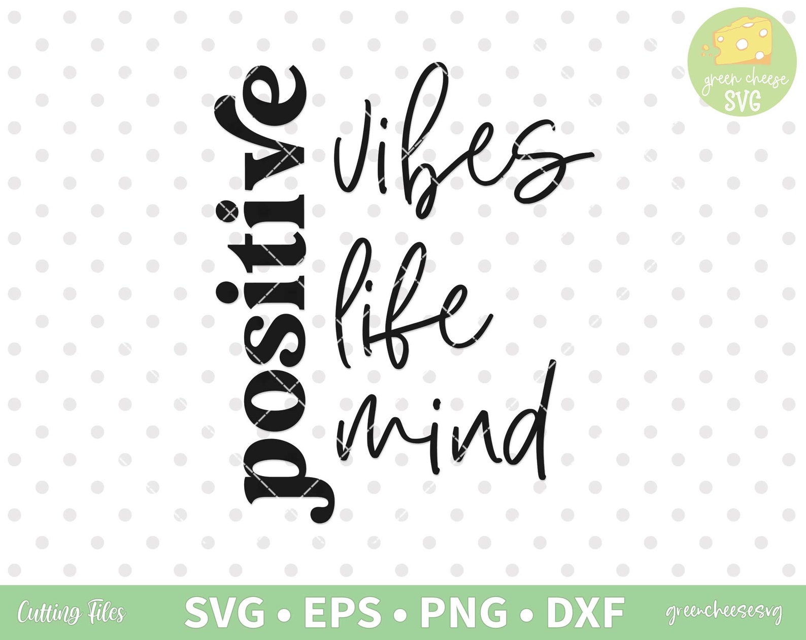 Positive Vibes Svg Inspirational Svg Positive Mind Svg - Etsy