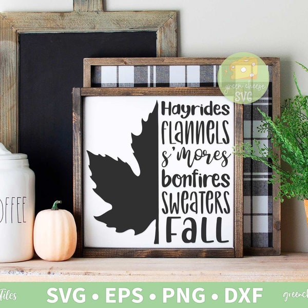 Fall Leaf Sign - Etsy