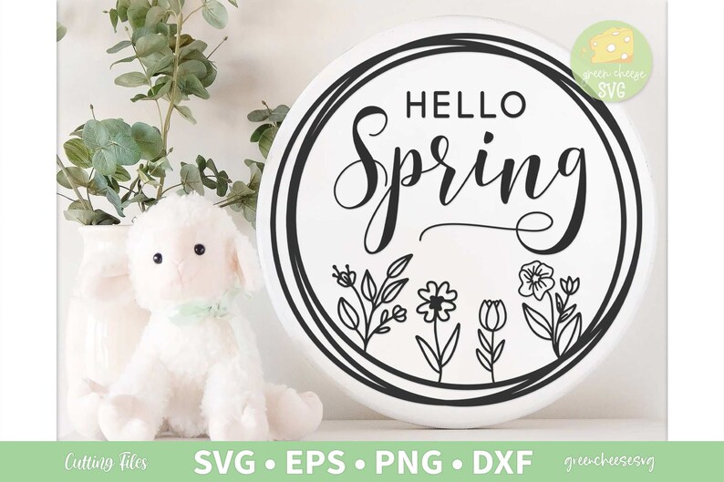 Hello Spring Svg Spring Svg Flower Svg Spring Flower Svg | Etsy