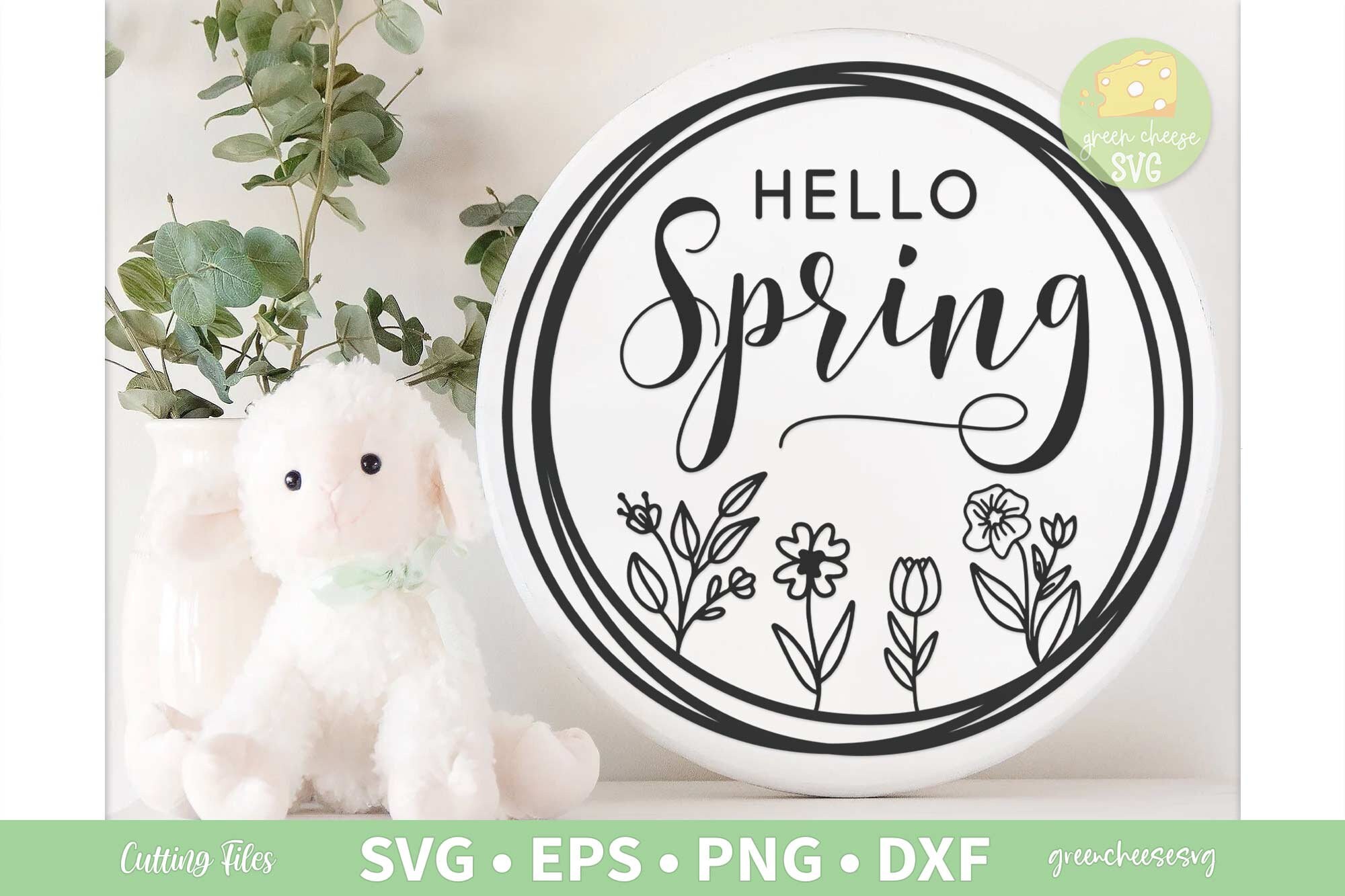 Hello Spring Svg Spring Svg Flower Svg Spring Flower Svg | Etsy