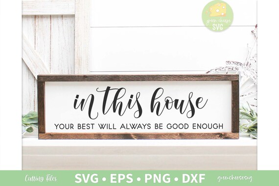 Funny Home Sign in This House You Best Will Always Be Good - Etsy