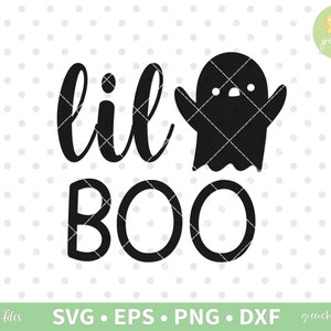 Little Boo Svg Kids Halloween Shirt Svg Cute Toddler Svg - Etsy