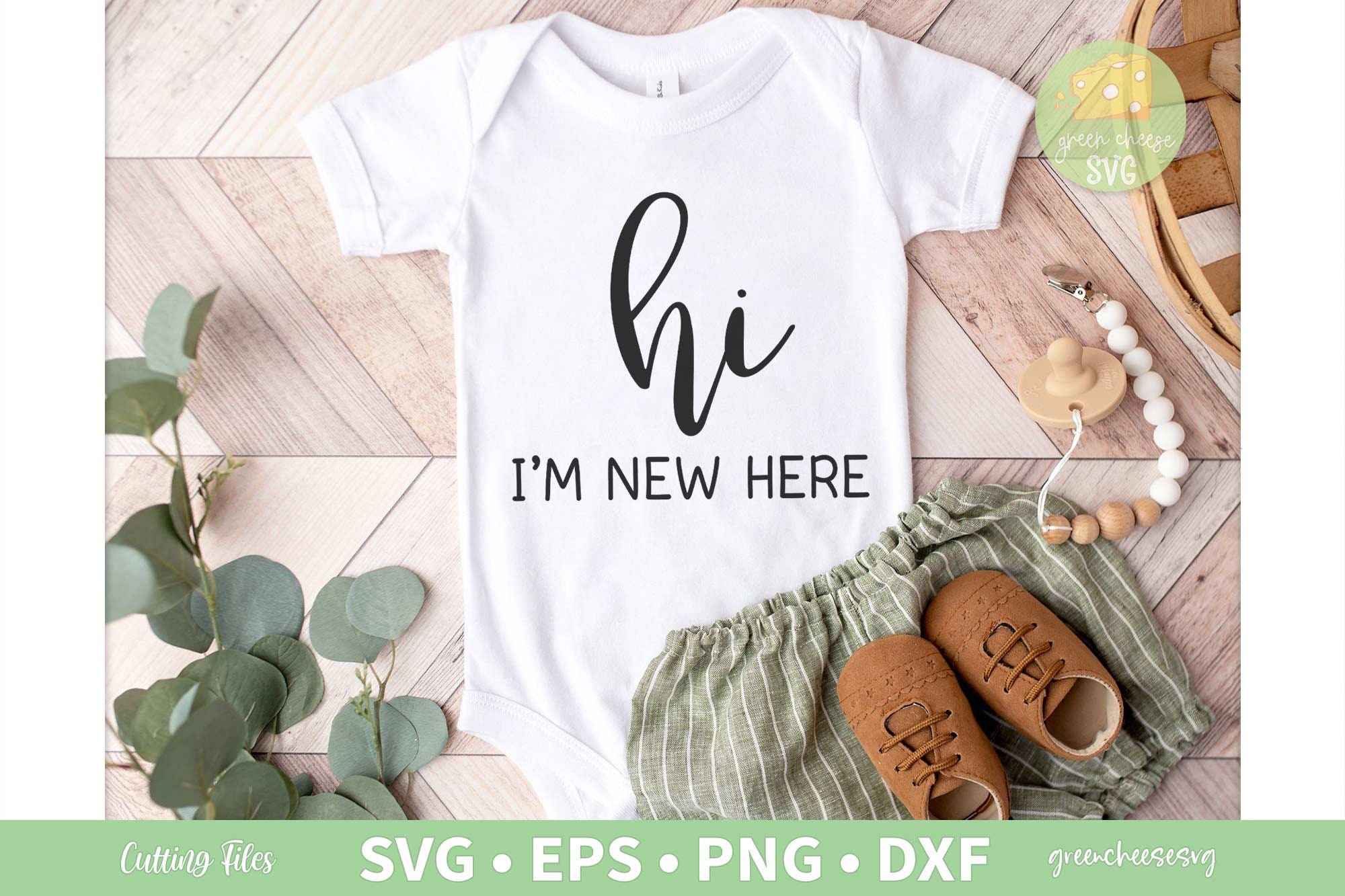 Hi I'm New Here svg Hello I'm New Here svg Hello | Etsy