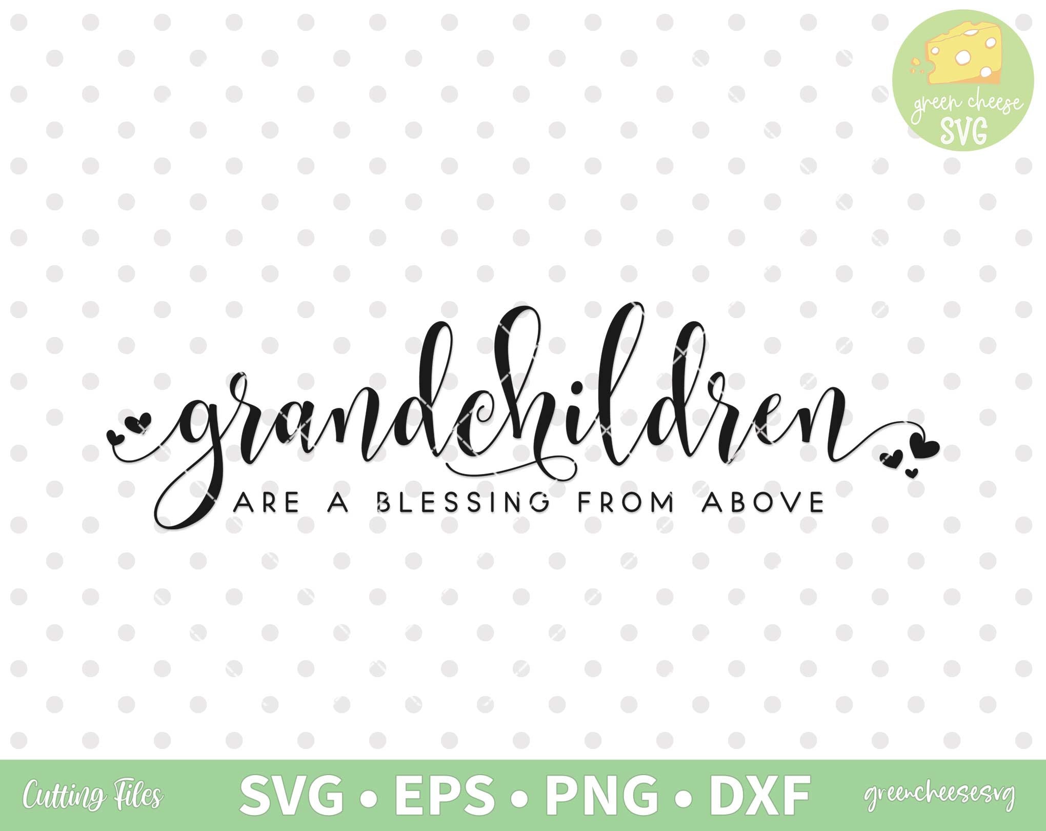 Grandchildren Are a Blessing From Above Grandchildren Quote | Etsy