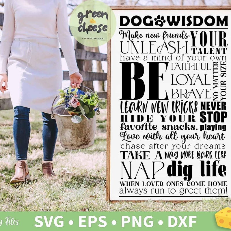 Dog Wisdom - Etsy
