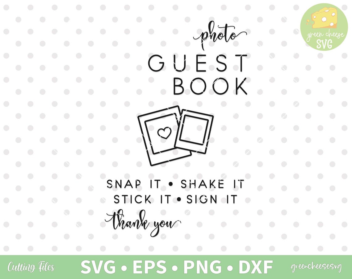 Wedding Guest Book Sign Svg Wedding Sign Svg Wedding Svg - Etsy