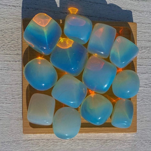 MANGANO CALCITE Tumbled Crystals Crystal Grid Pocket Stone | Etsy