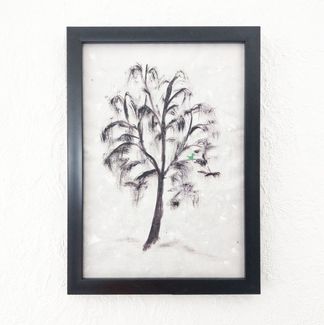 Illustration A4 Tree Mural Wall Decoration Pressure - Etsy