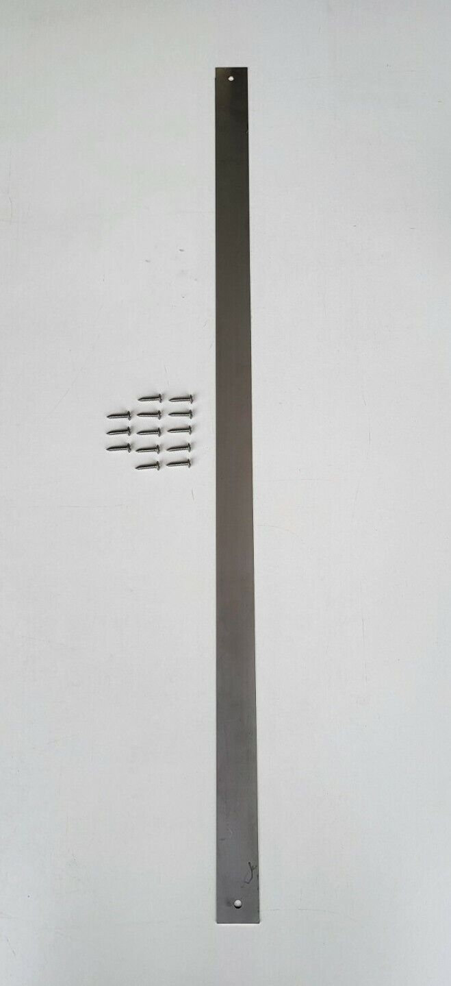 Full Cast Iron Bench Slat Stainless Steel Bracing Kit. Angled Braces ...