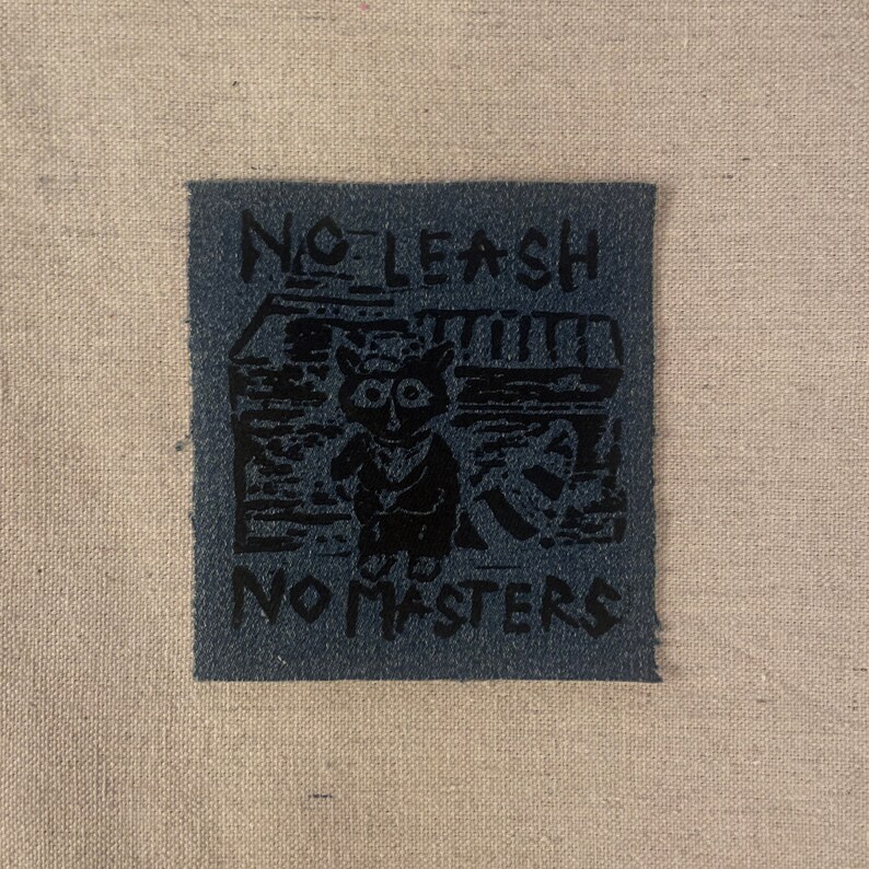 No Leash No Masters Patch - Etsy