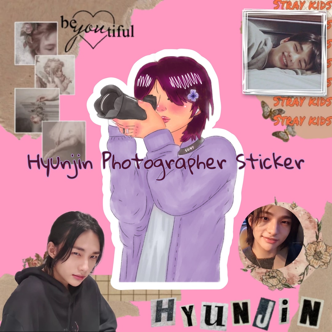 Stray Kids Hyunjin Photographer Sticker - Etsy