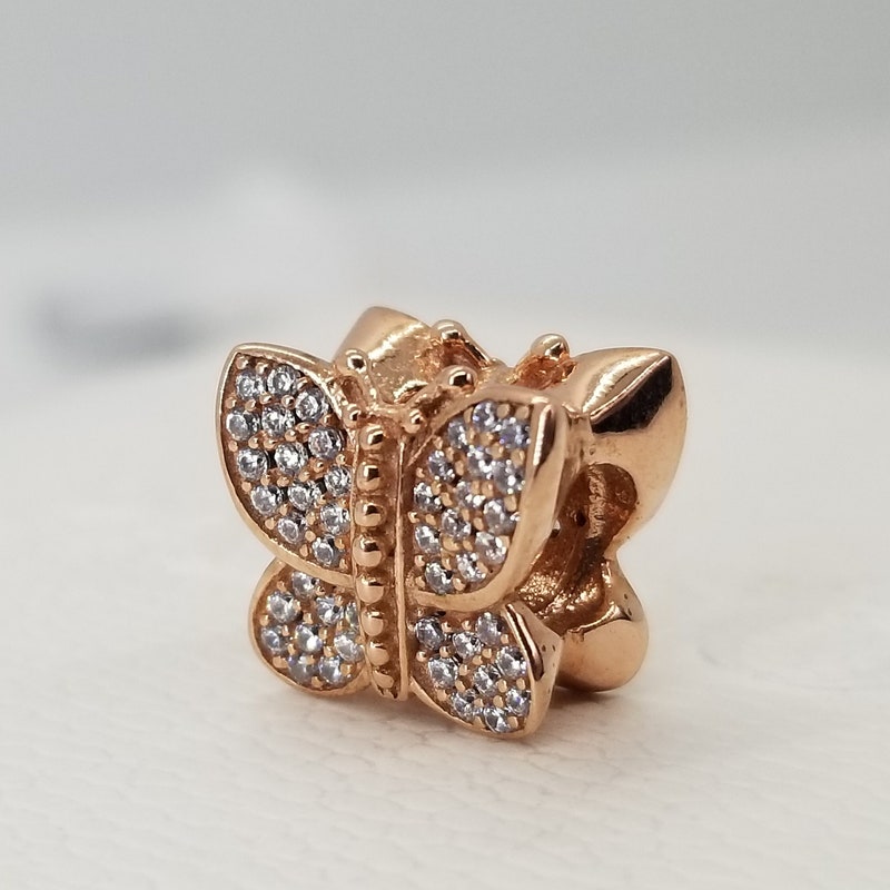 Rose Gold Pandora Charms - Etsy