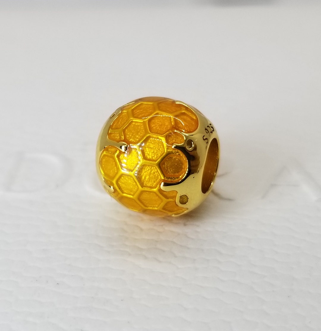 Authentic Pandora SHINE Plated Silver Golden Honey Charm / New / S925 ...