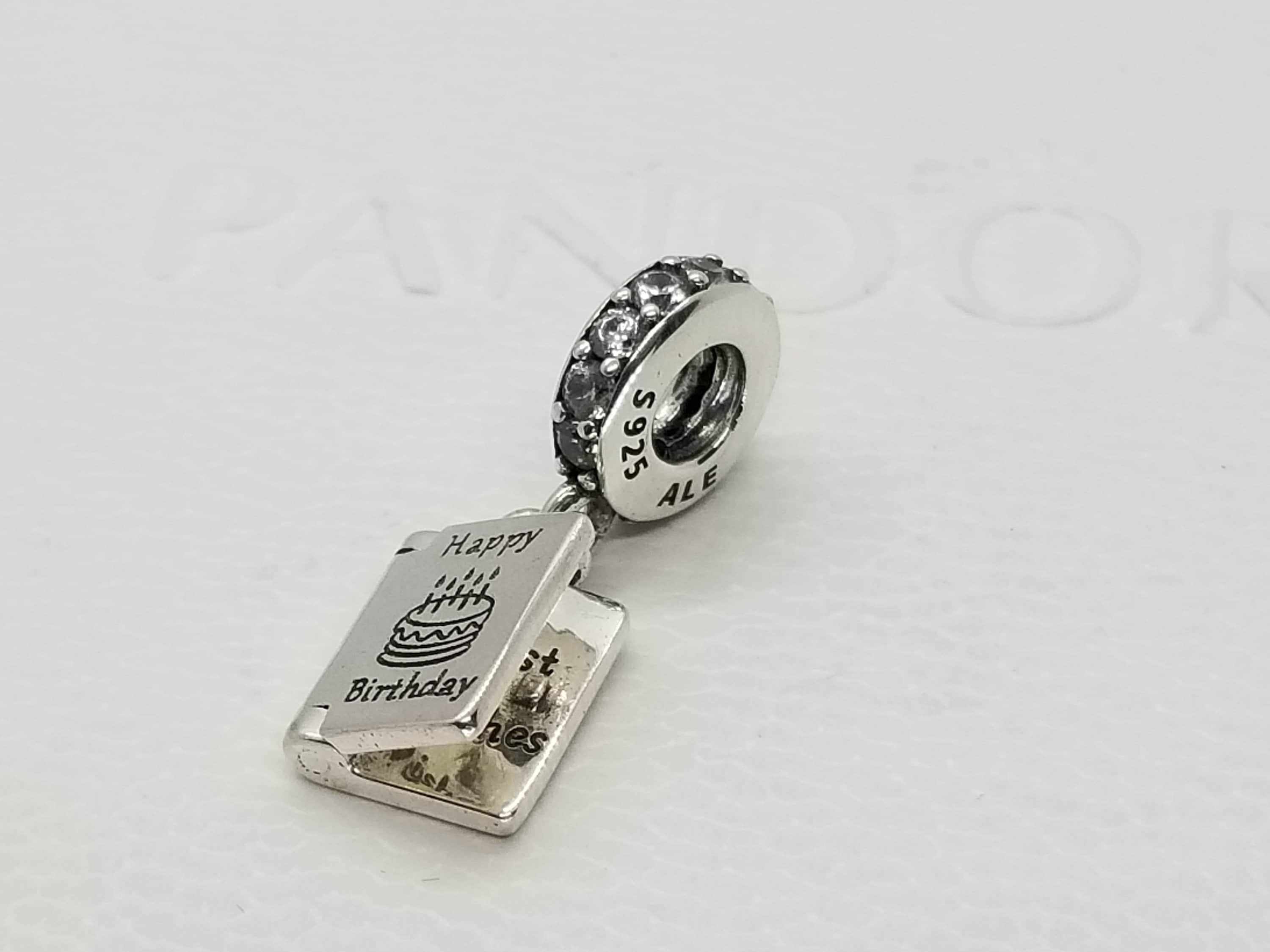 Authentic Pandora Happy Birthday Wishes Charm / New / S925 - Etsy