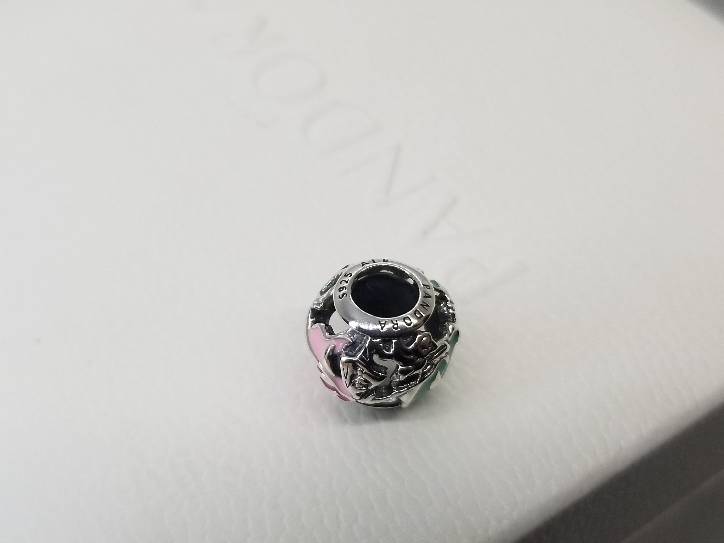 Authentic Pandora Disney Aurora Pink Fairy Charm / Disney / - Etsy