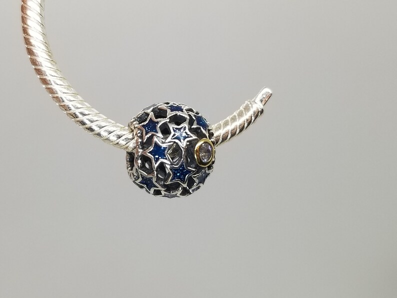 Authentic Pandora Night Sky Charm Blue Charm / New / S925 - Etsy