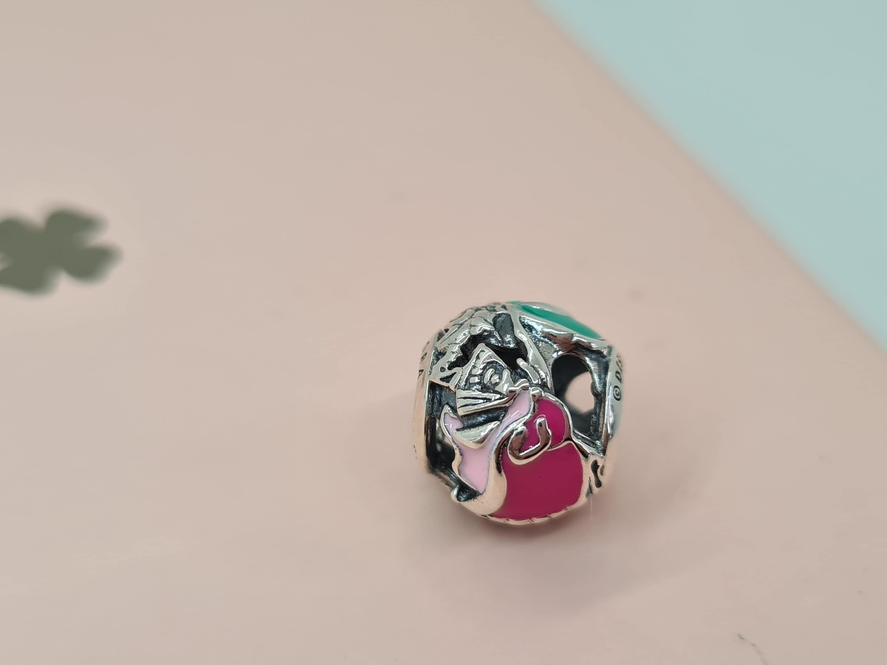 Authentic Pandora Disney Aurora Pink Fairy Charm / Disney / - Etsy