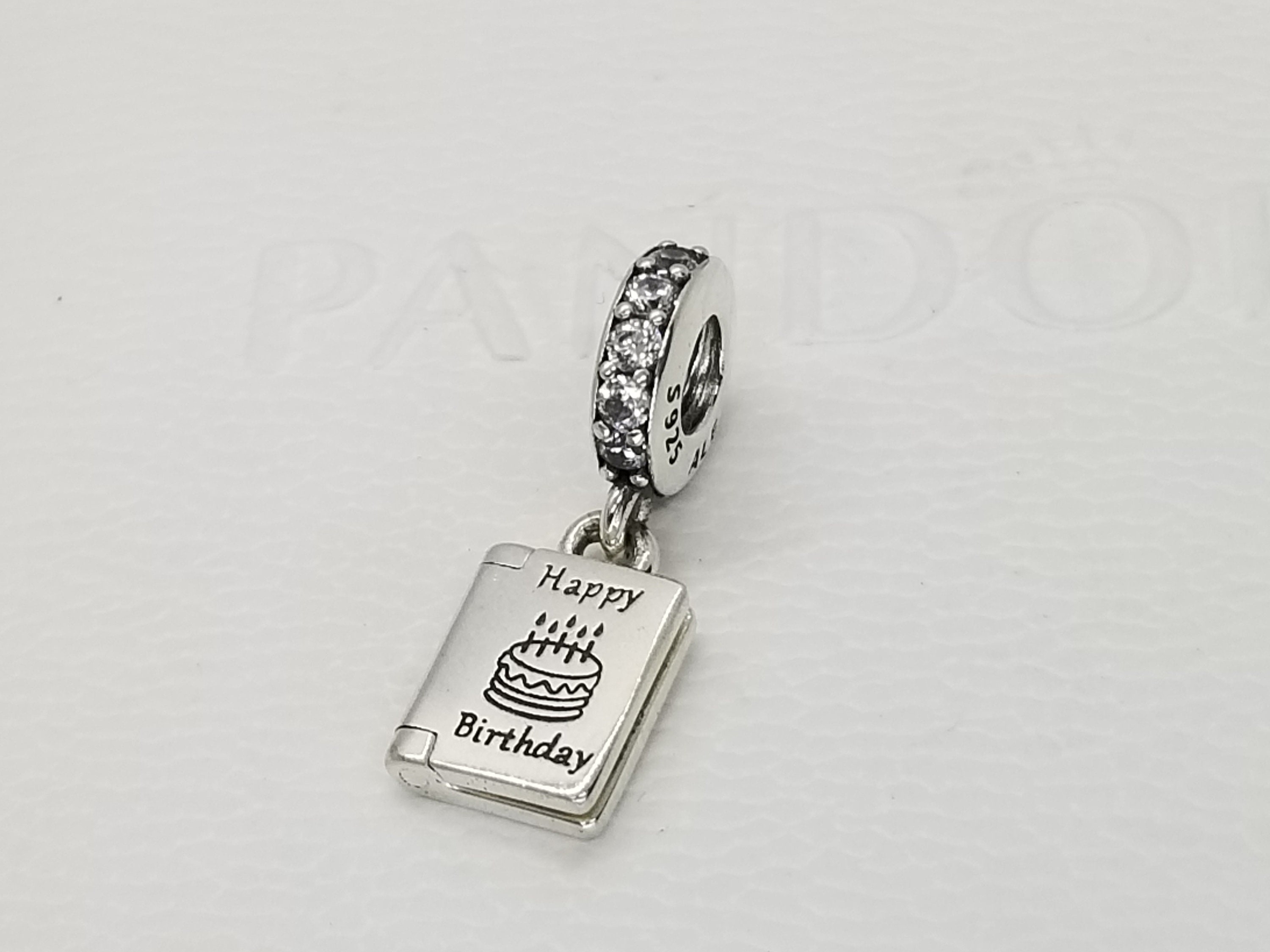 Authentic Pandora Happy Birthday Wishes Charm / New / S925 - Etsy