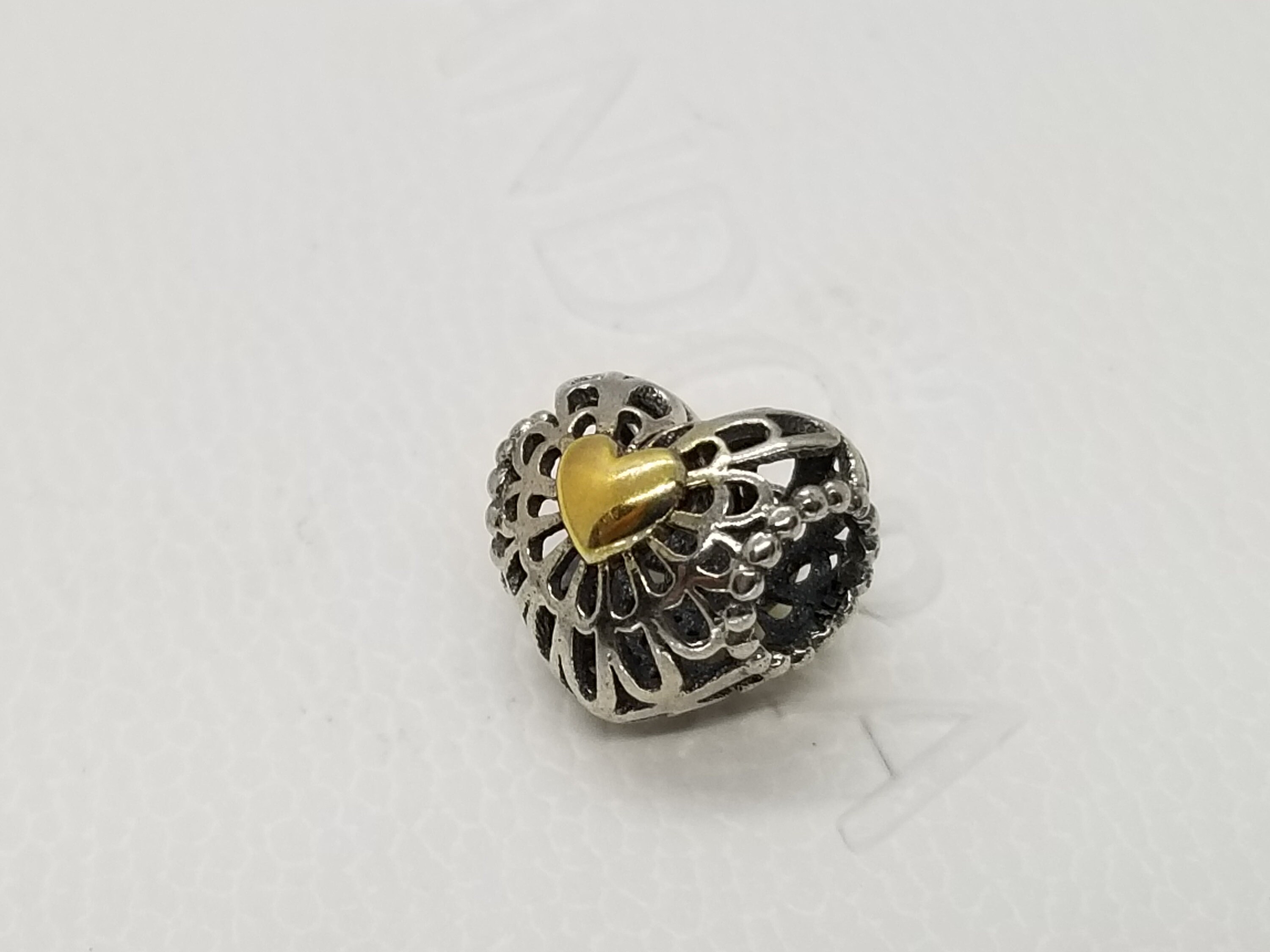 Authentic Pandora Openwork Heart Filigree Moments Charm / New - Etsy