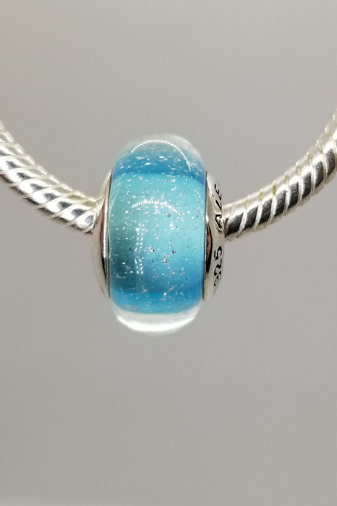 New Authentic Pandora Disney ELSA Frozen Signature Charm Murano/ New ...