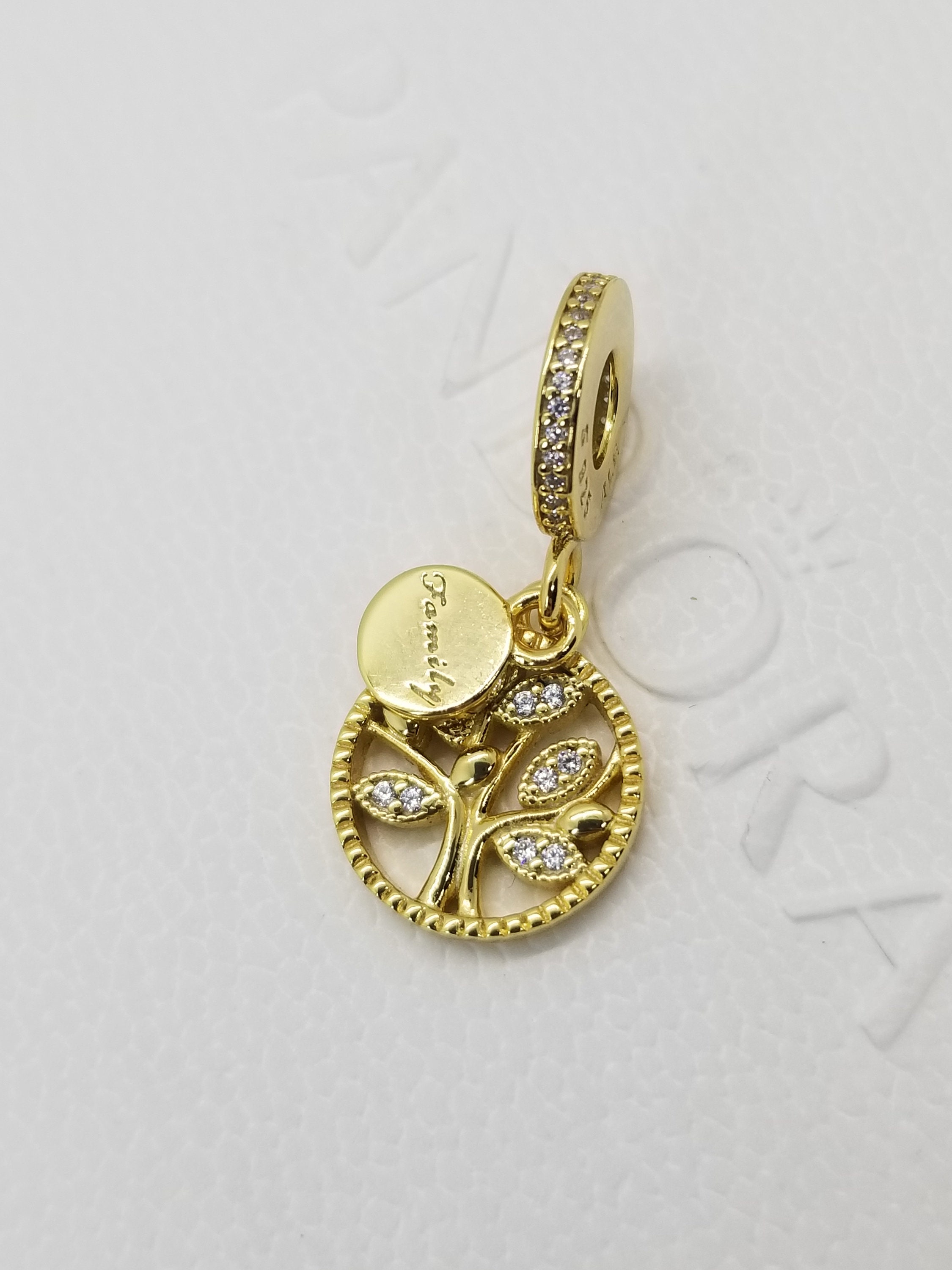 New Gold Family Tree Heritage SHINE Charm for Pandora Moments Bracelet ...