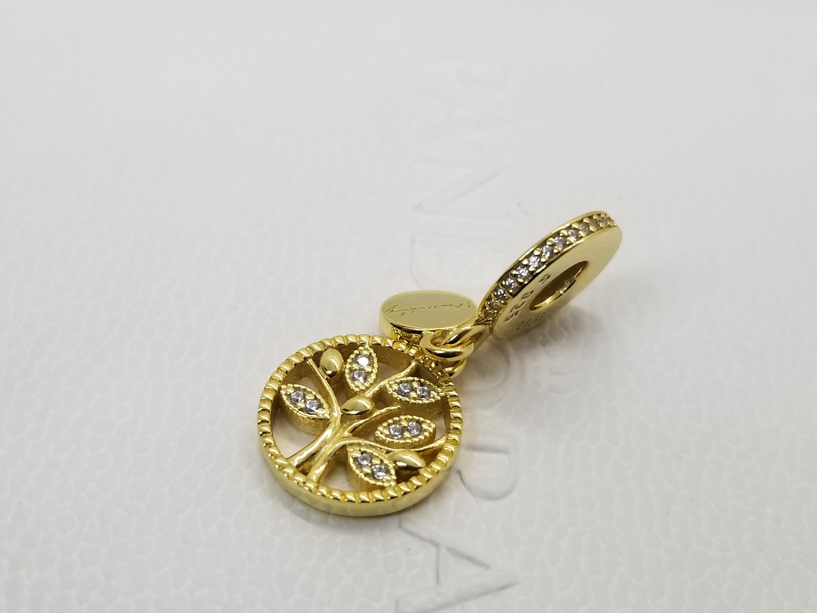 New Gold Family Tree Heritage SHINE Charm for Pandora Moments Bracelet ...