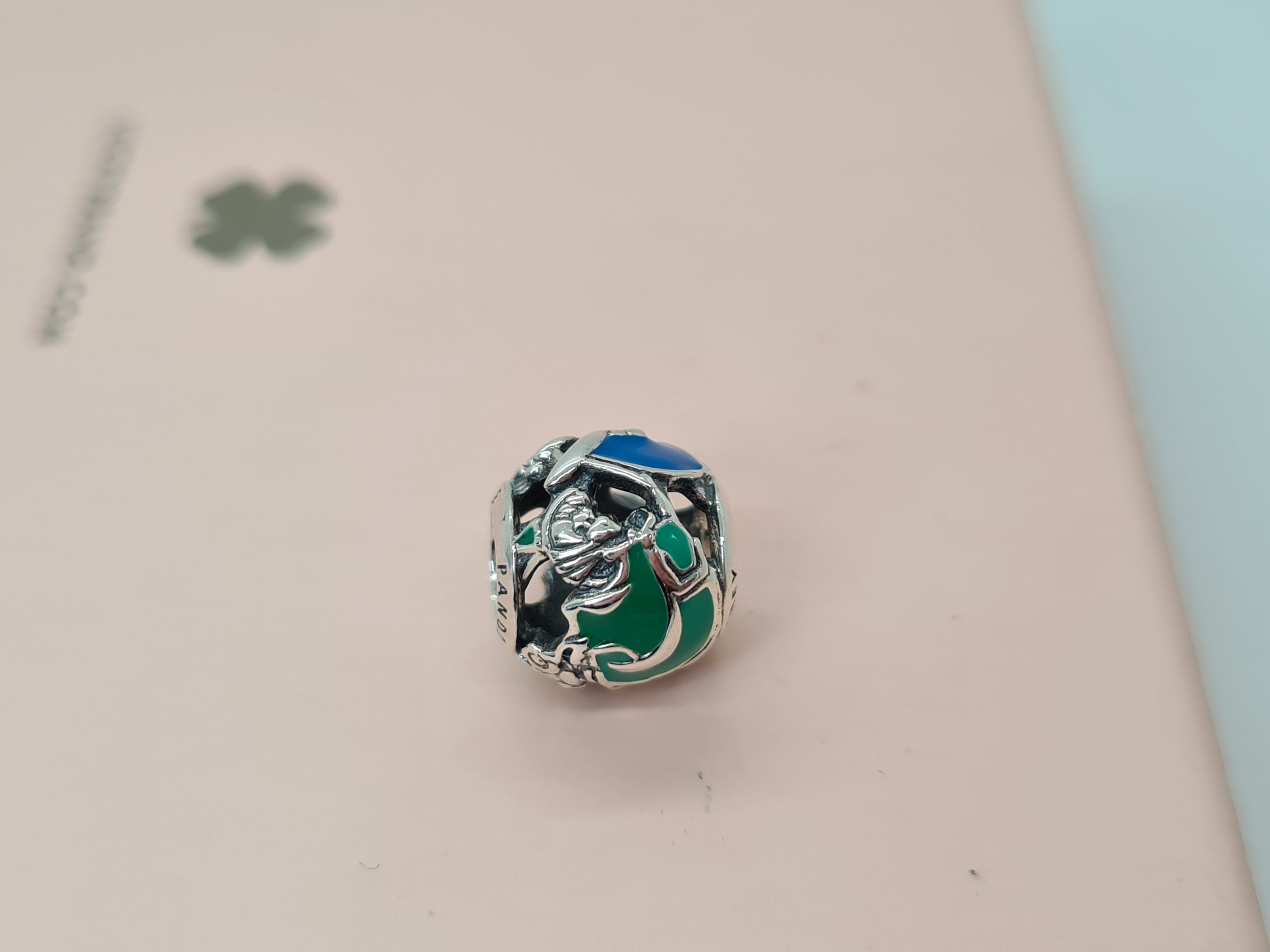 Authentic Pandora Disney Aurora Pink Fairy Charm / Disney / - Etsy