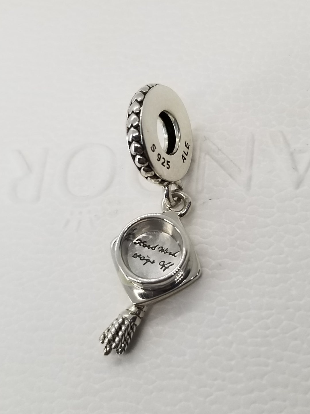 Authentic Pandora HARD WORK PAYS off Charm / New / S925 Sterling Silver ...