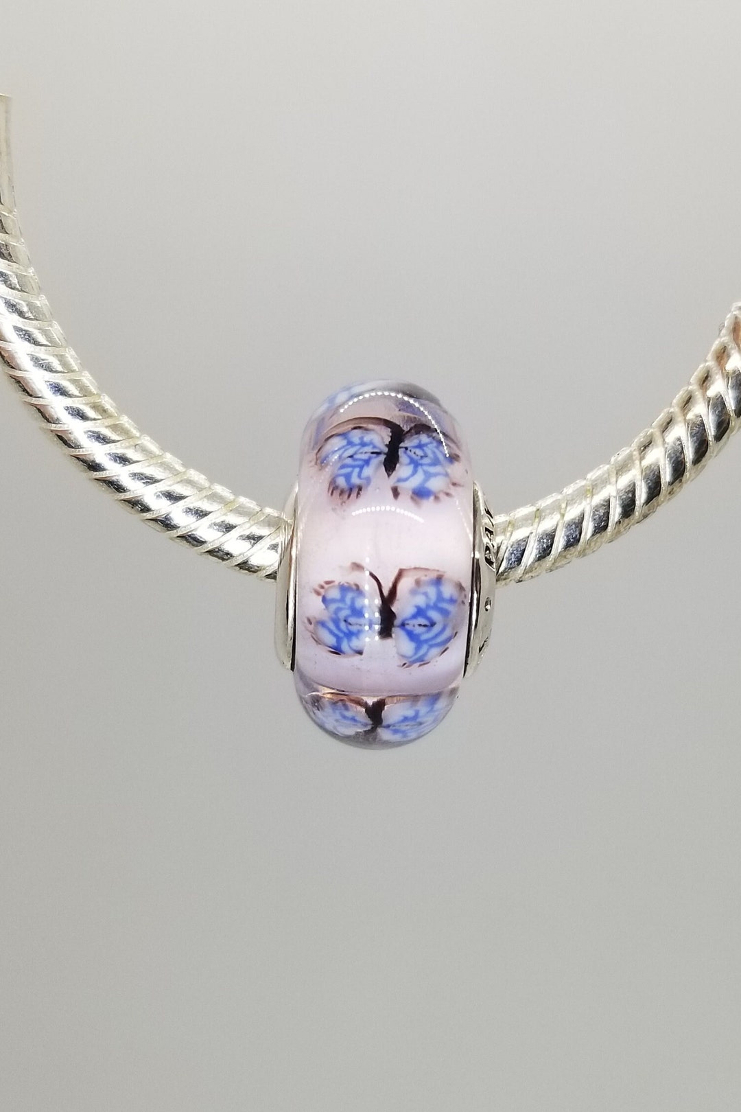 New Authentic Pandora Butterfly BUTTERFLY Murano Glass Charm Charm ...