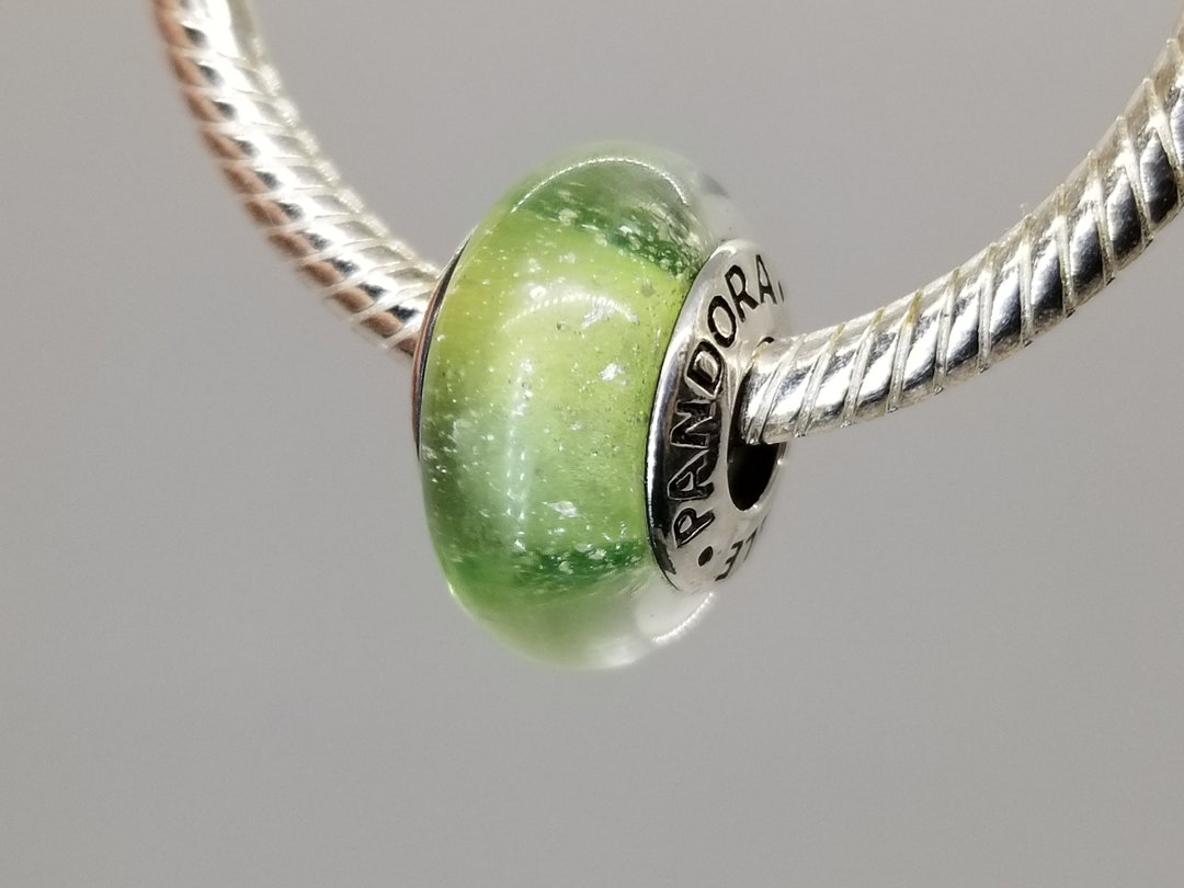 New Tinkerbell TINKERBELL Murano Signature / Disney Charm for Pandora ...