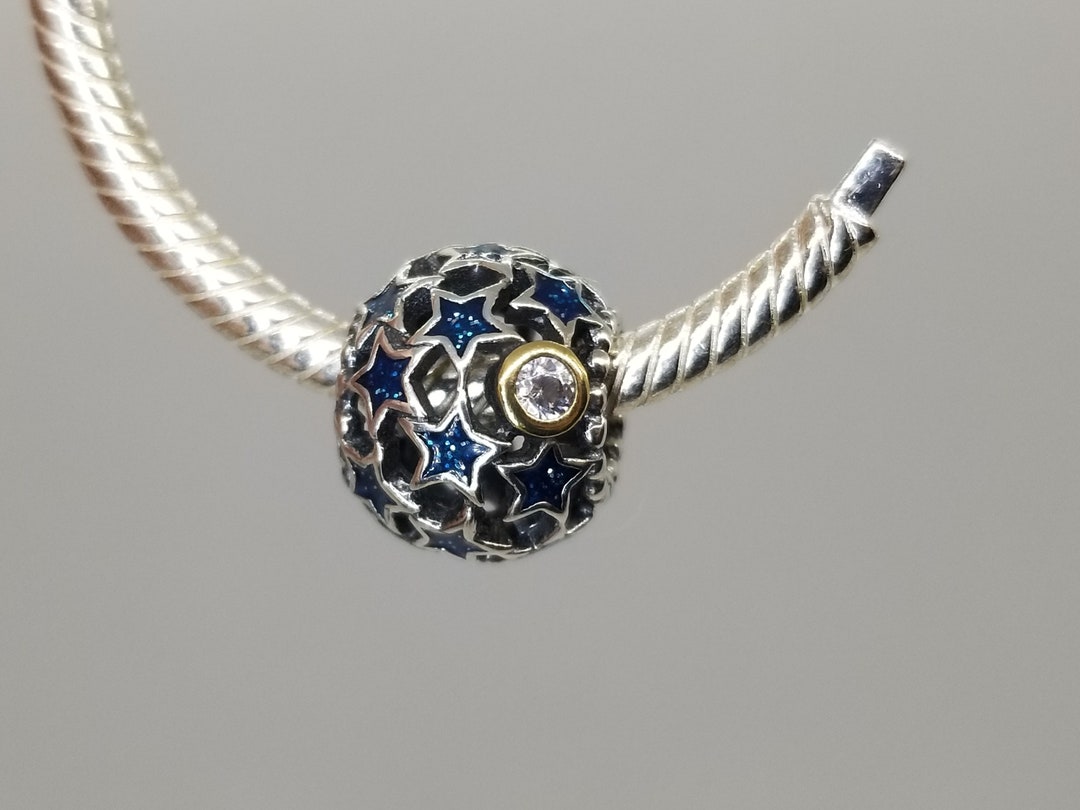 Authentic Pandora Night Sky Charm Blue Charm / New / S925 - Etsy