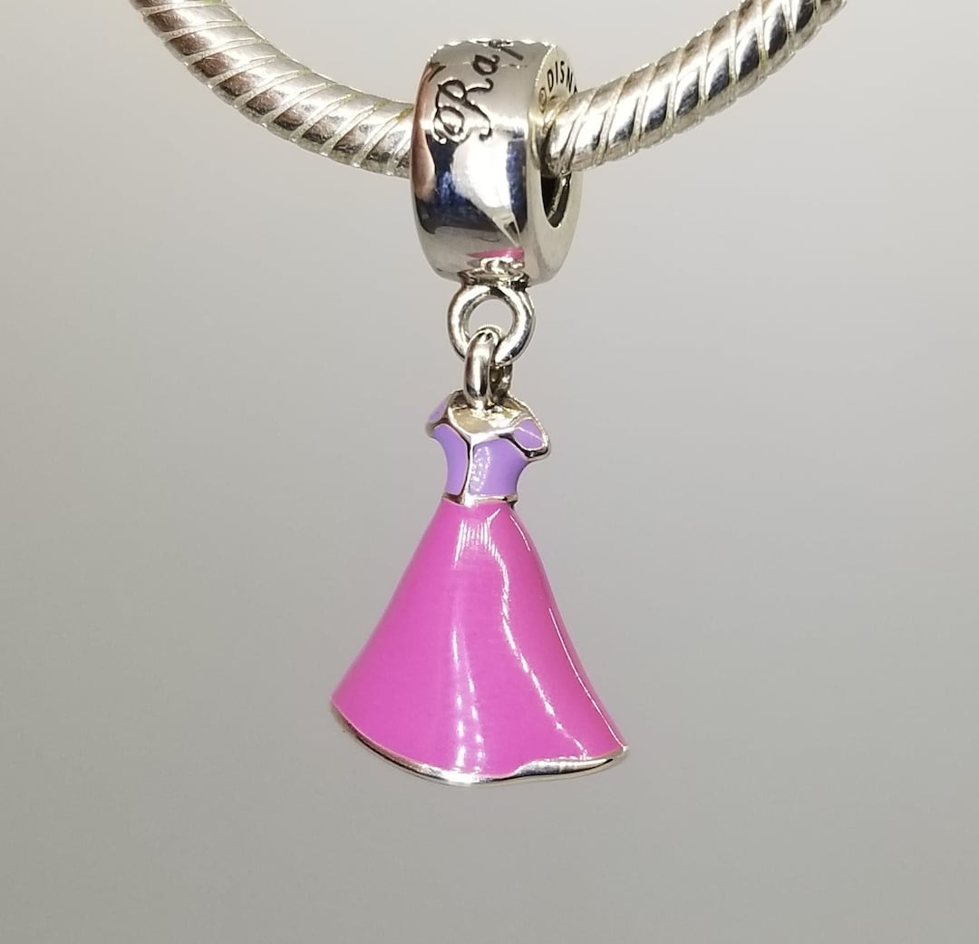 New Rapunzel's Dress Charm / Disney / Charm for Pandora Bracelet / S925 ...