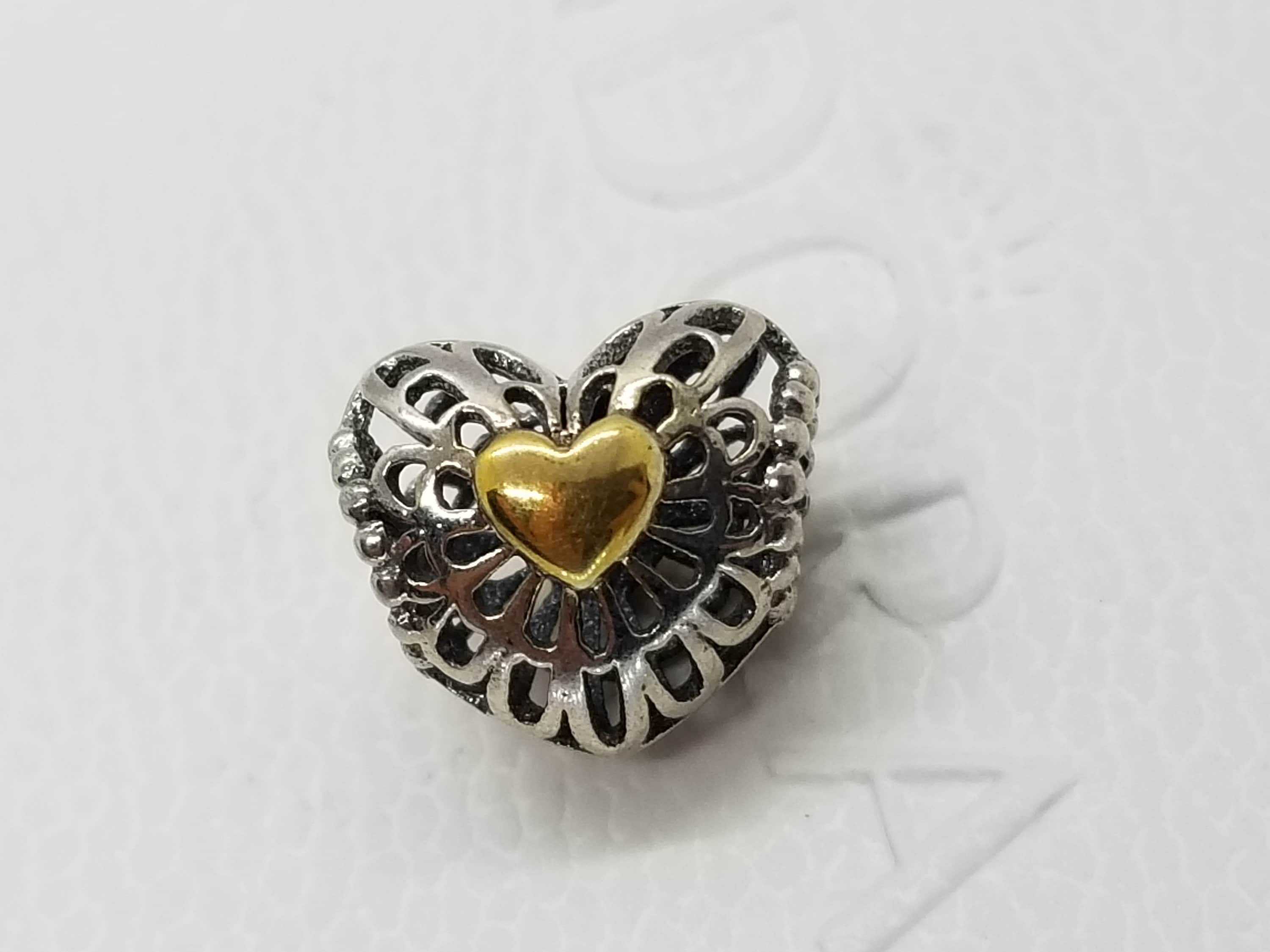 Authentic Pandora Openwork Heart Filigree Moments Charm / New - Etsy