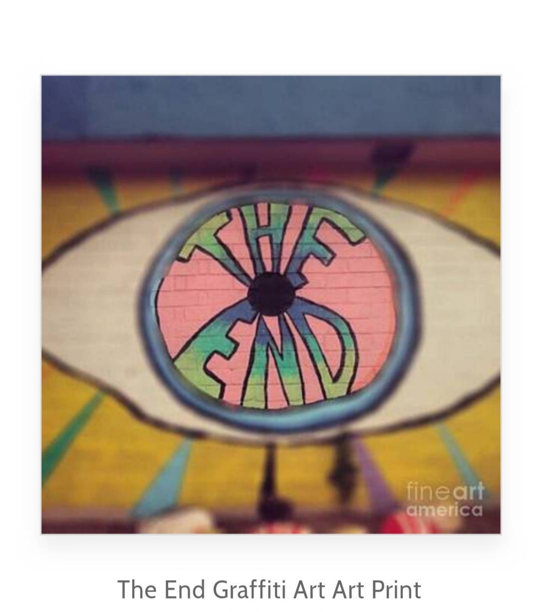 The End Colorful Graffiti Street Art - Etsy