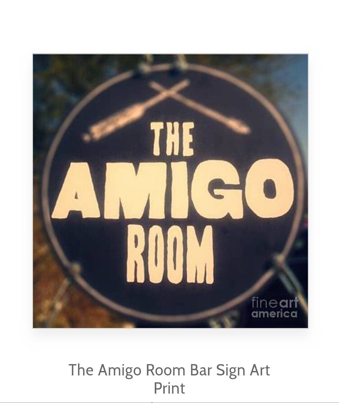 The Amigo Room Bar Sign at the Ace Hotel PS - Etsy