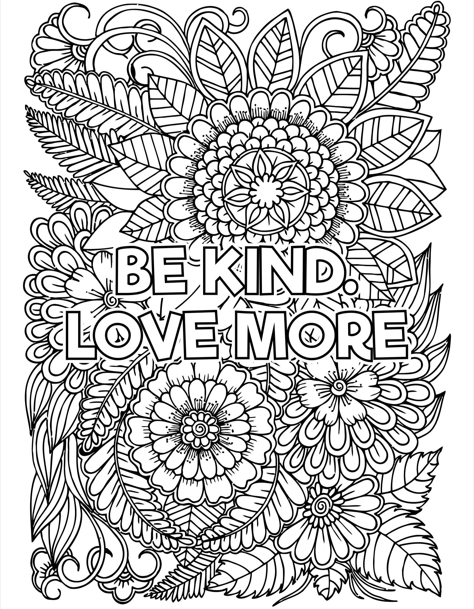 40 Inspirational Growth Mindset Coloring Pages, PRINTABLE Growth ...