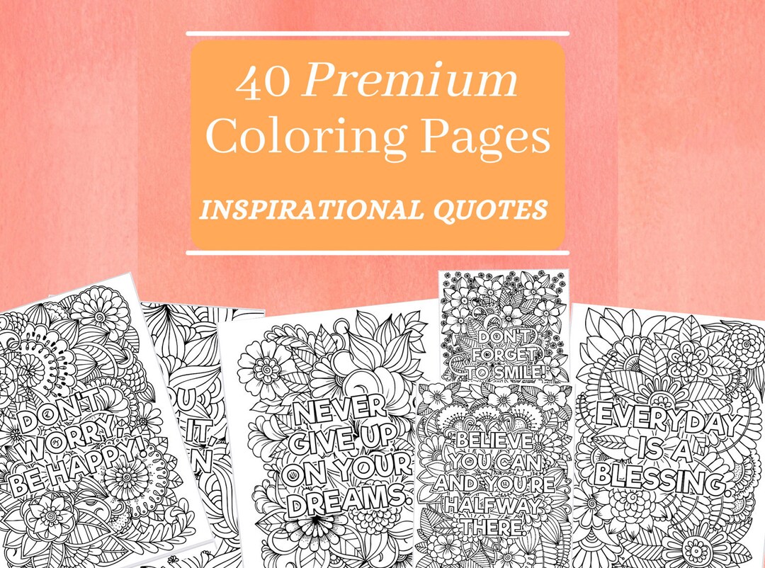 40 Inspirational Growth Mindset Coloring Pages, PRINTABLE Growth ...