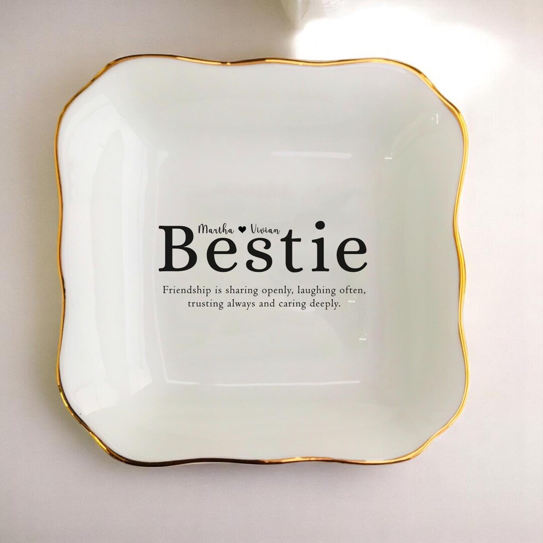 Ring Dish Friendship, Bridesmaids Tray, Gifts for Friends Birthday Gift ...