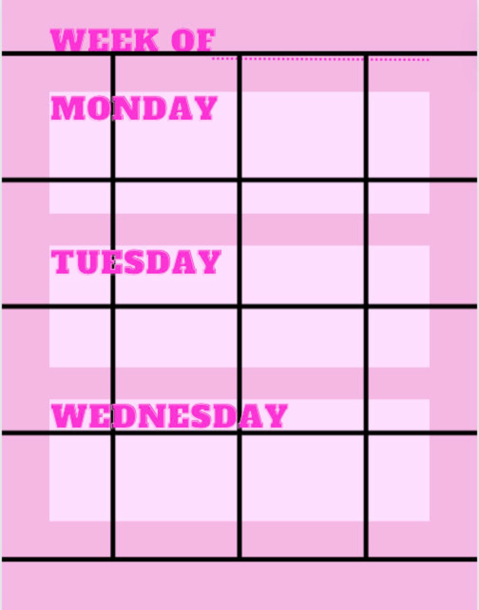 All Pink Back to School Reusable Planner for Teachers and Students K-12 ...