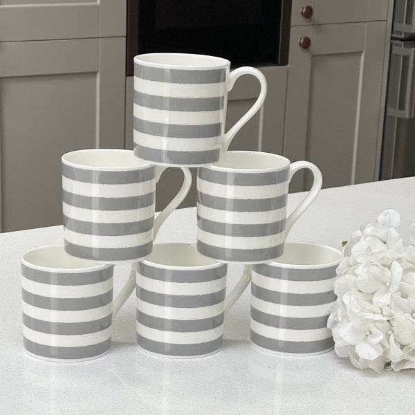 Striped Mugs - Etsy UK
